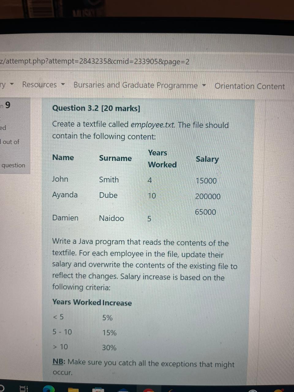 Solved Create a textfile called employee.txt. The file | Chegg.com