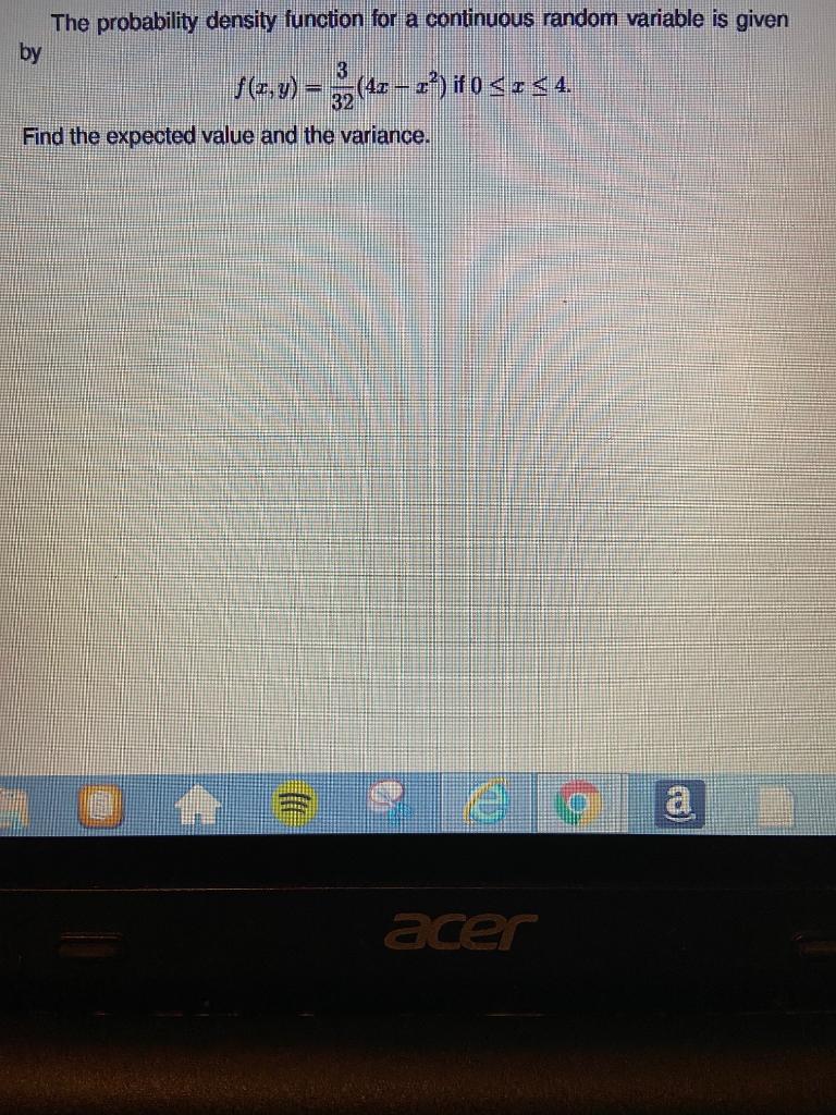 Solved The probability density function for a continuous | Chegg.com