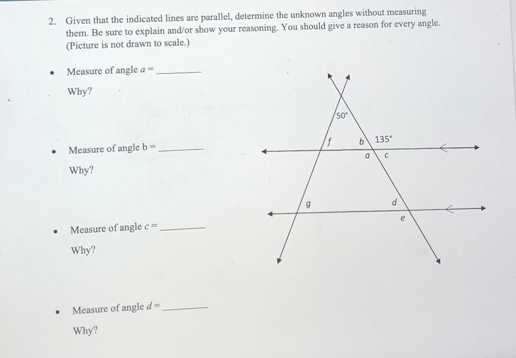 Solved 2. Given that the indicated lines are parallel, | Chegg.com
