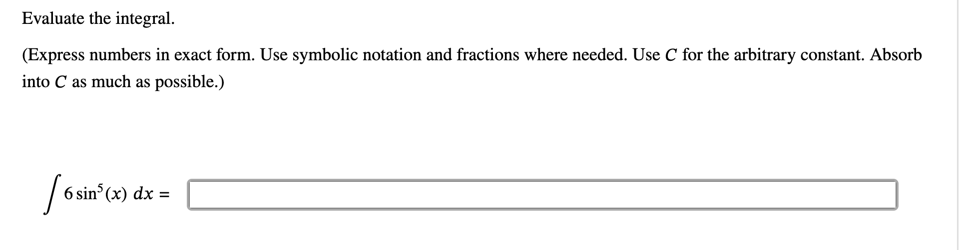 Solved Evaluate the integral.(Express numbers in exact | Chegg.com