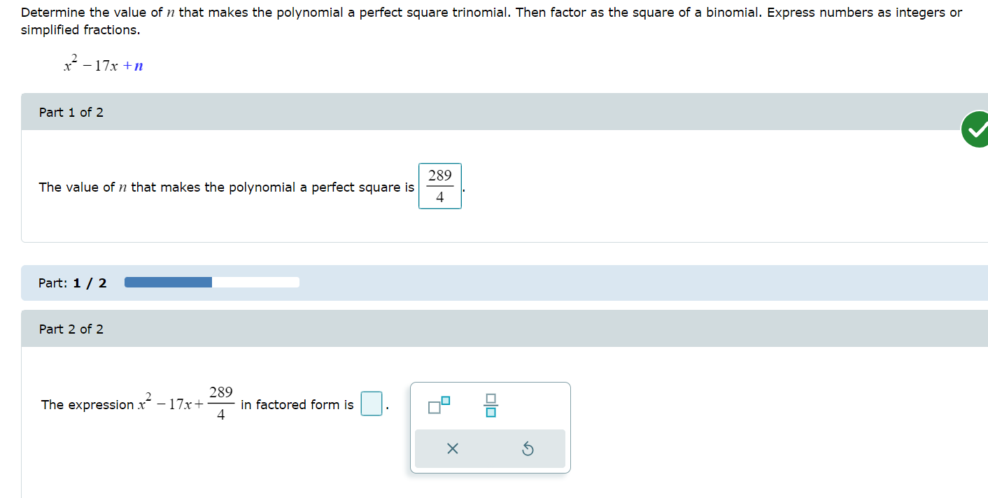 Solved Determine the value of n ﻿that makes the polynomial a | Chegg.com