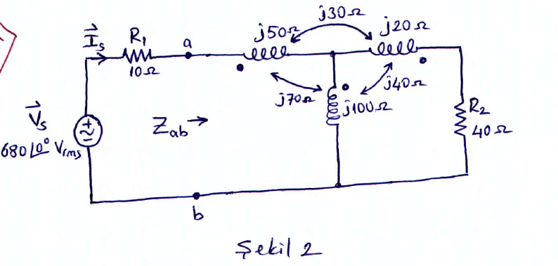 Solved Find the Zab and Is values in the circuit shown in | Chegg.com