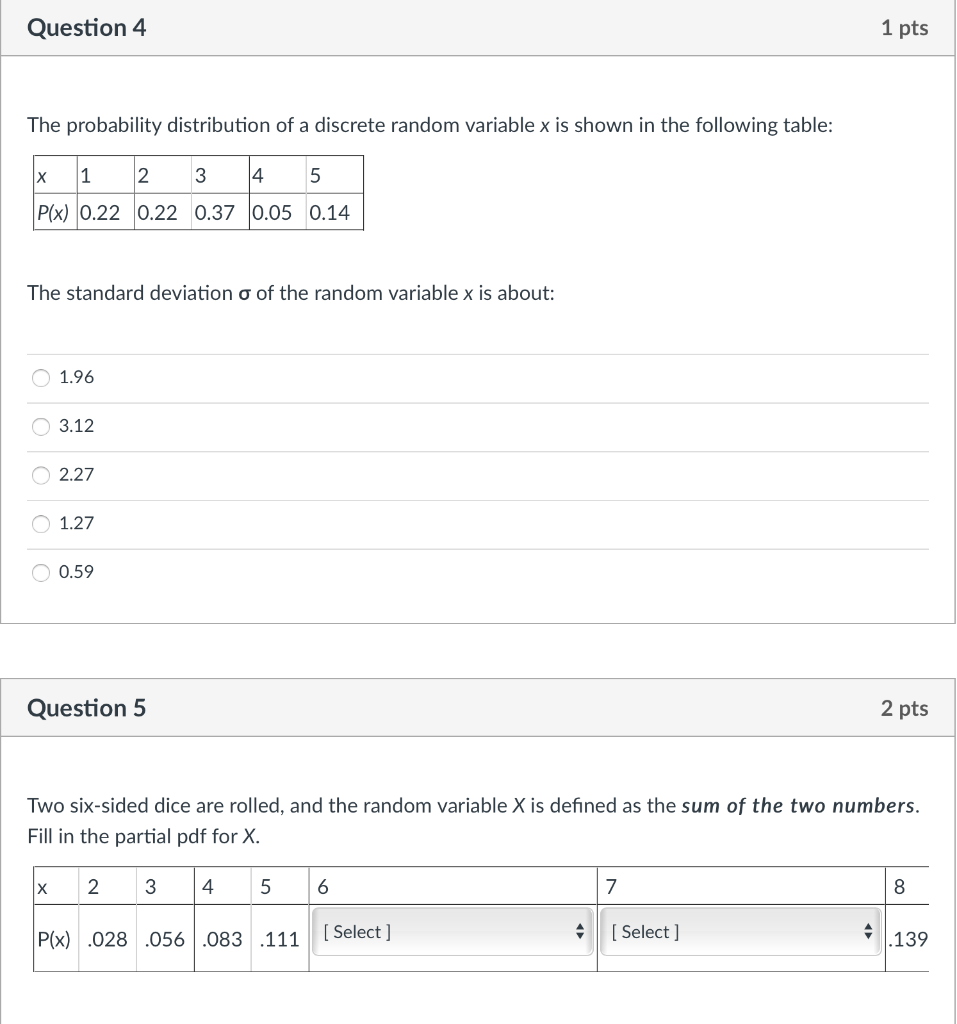 Solved Question 4 1 Pts The Probability Distribution Of A Chegg solved-question-4-1-pts-the-probability-distribution-of-a-chegg