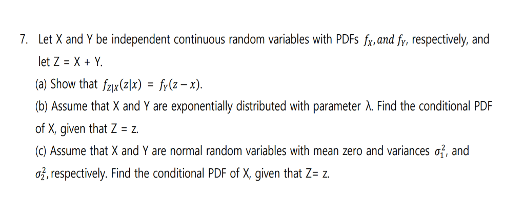 Solved Let X and Y be independent continuous random | Chegg.com