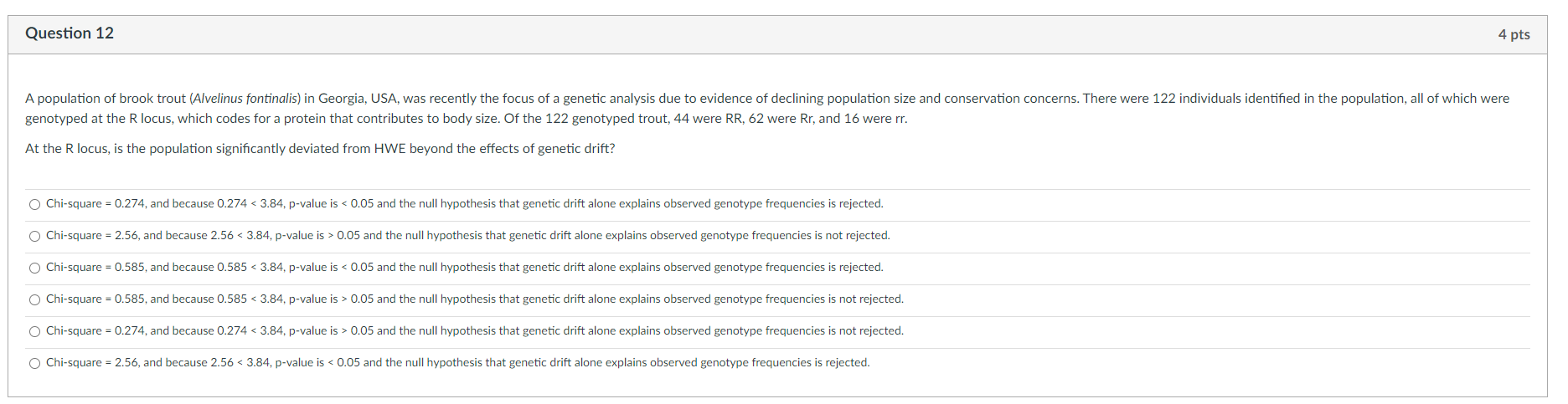 genotyped at the R locus, which codes for a protein | Chegg.com