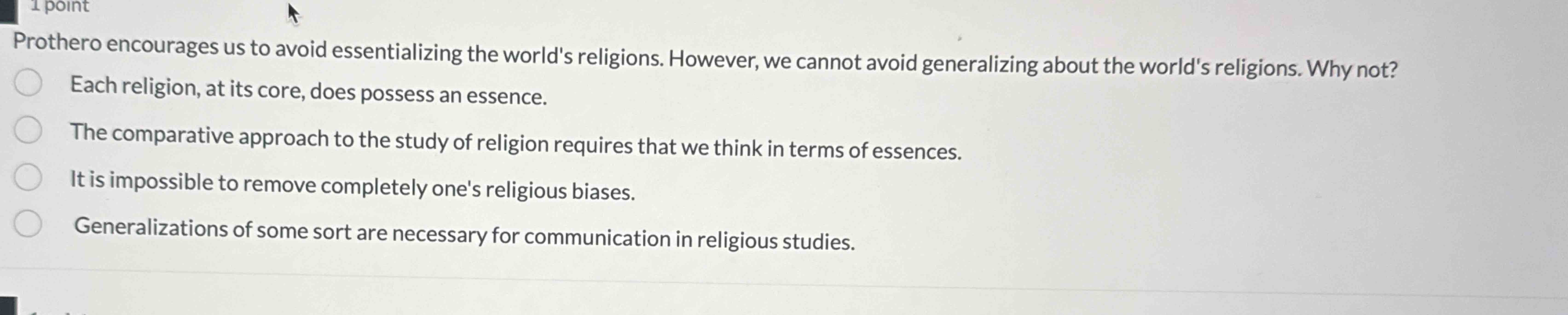 Solved Prothero encourages us to avoid essentializing the | Chegg.com