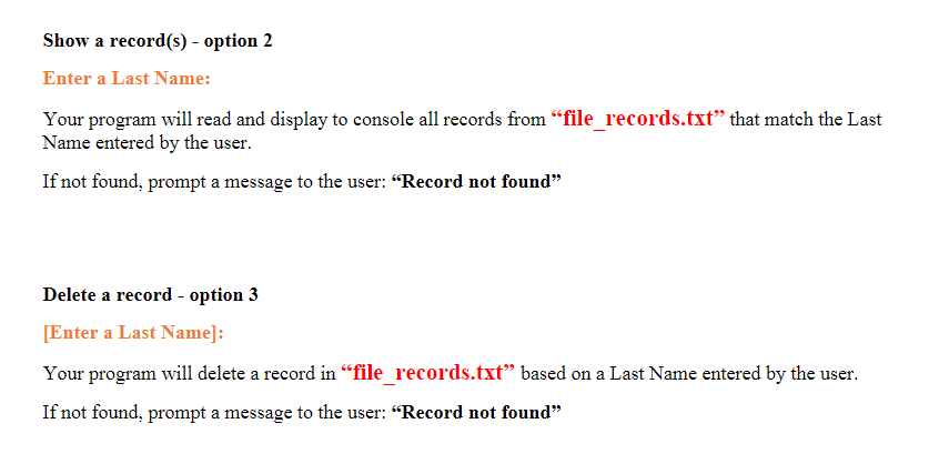 Solved LastName_FirstName_FinalProject File Records.py | Chegg.com