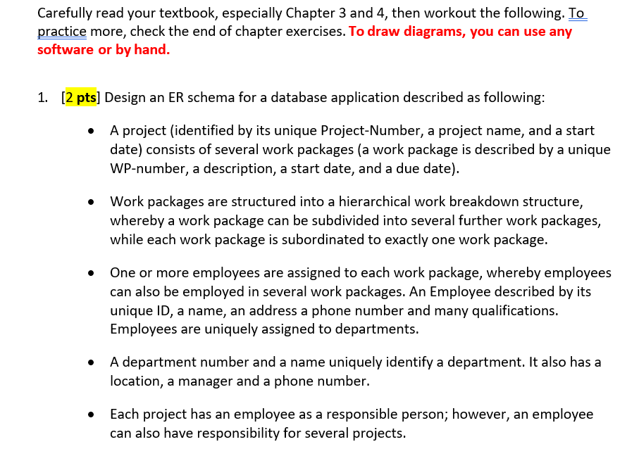 Solved Carefully read your textbook, especially Chapter 3 | Chegg.com