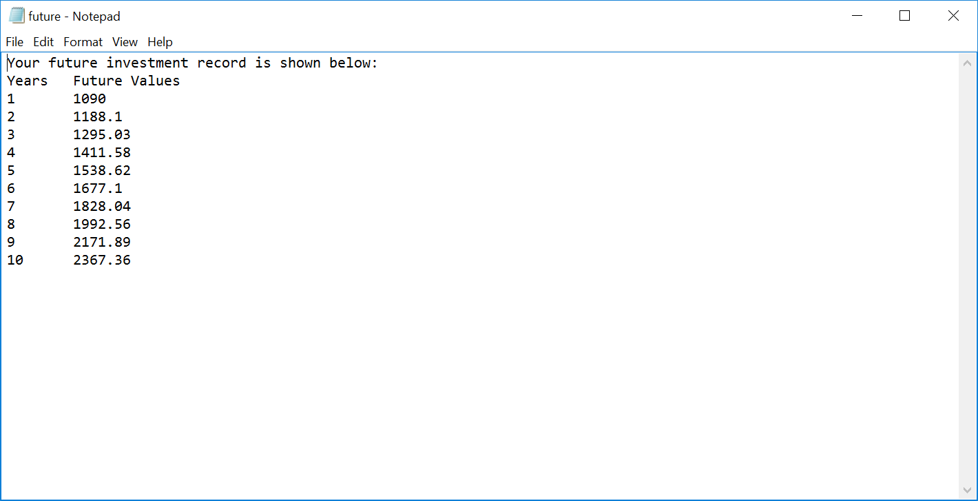 Solved Financial applications: compute future investment | Chegg.com