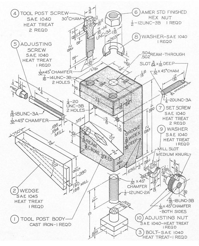 Create solid models and assembly files for the Tool | Chegg.com