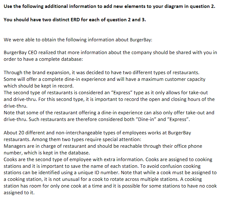 Solved Use the following additional information to add new | Chegg.com