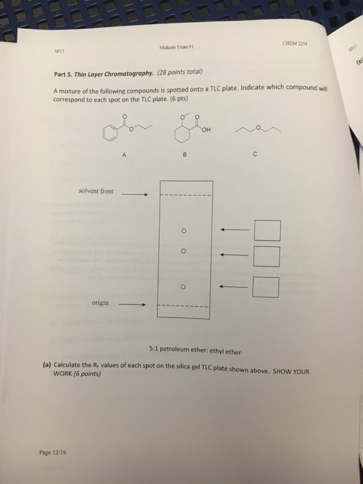 Solved 3. The following solvent selection data were | Chegg.com