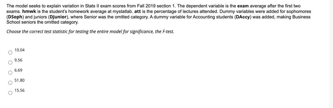 Solved (Multiple Regression Excel Output Problem.) | Chegg.com