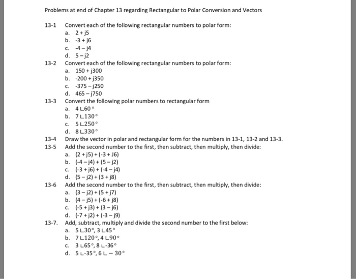 Solved Problems at end of Chapter 13 regarding Rectangular | Chegg.com