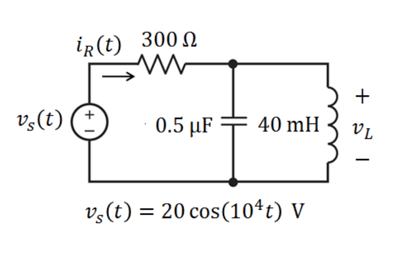 Solved The circuit in the figure has a sinusoidal input as | Chegg.com