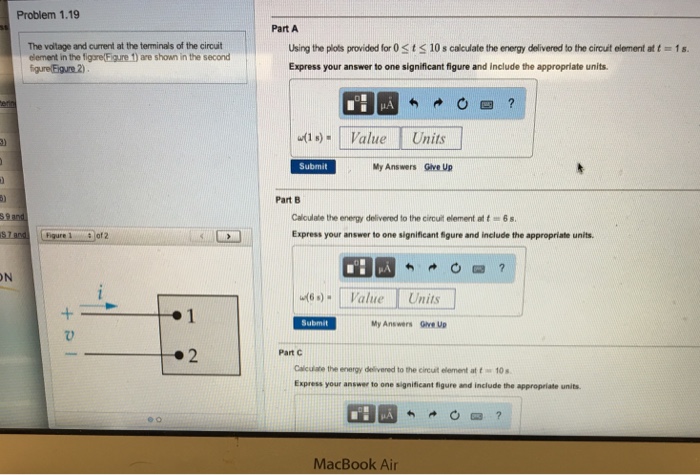 Solved roblem 1.14 Two electric circuits, represented by | Chegg.com Solved roblem 1.14 Two electric circuits, represented by | Chegg.com