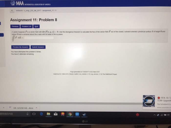 Solved MAA MATHEMATICAL ASSOCIATION OF AMERICA webwork/z | Chegg.com