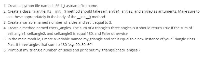 Solved 1. Create a python file named | Chegg.com