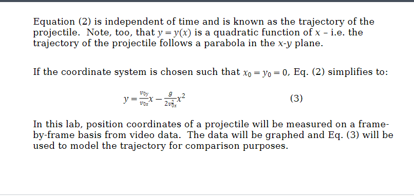 Solved Equation (2) is independent of time and is known as | Chegg.com