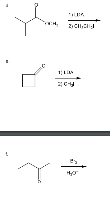 Solved 2. Draw the product to each of the following | Chegg.com