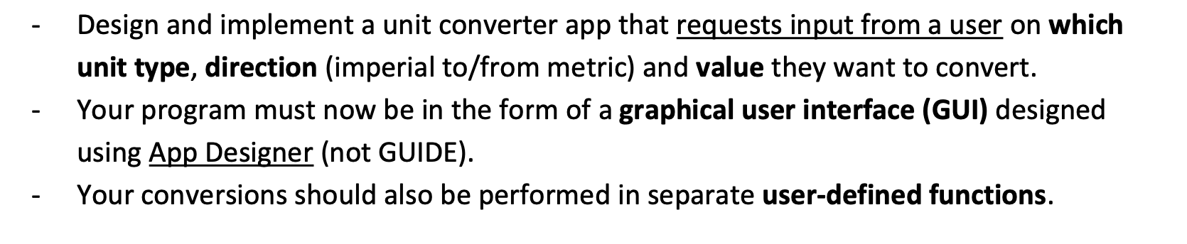 - Design and implement a unit converter app that | Chegg.com