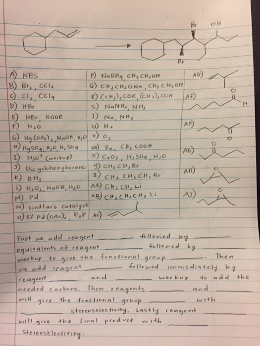 Solved Ochem synthesis problem! | Chegg.com