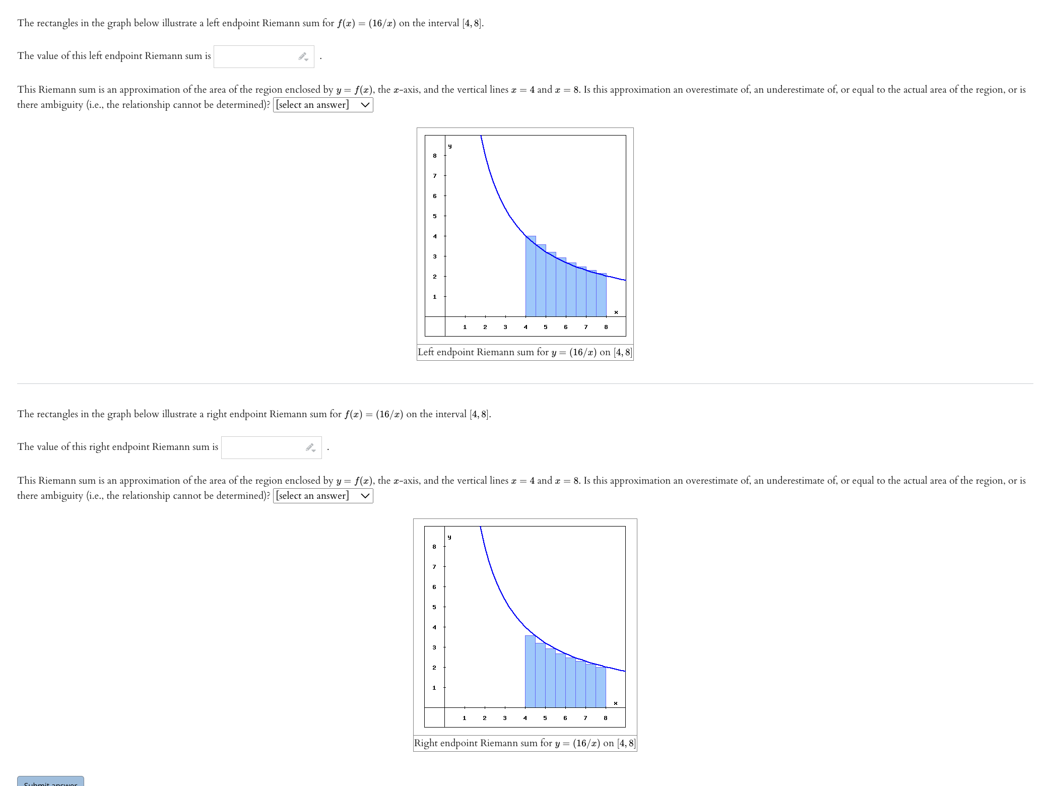 Solved The rectangles in the graph below illustrate a left | Chegg.com