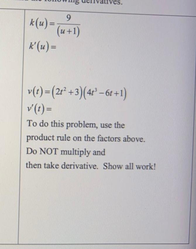 Solved Show all work please, in the easiest way to | Chegg.com