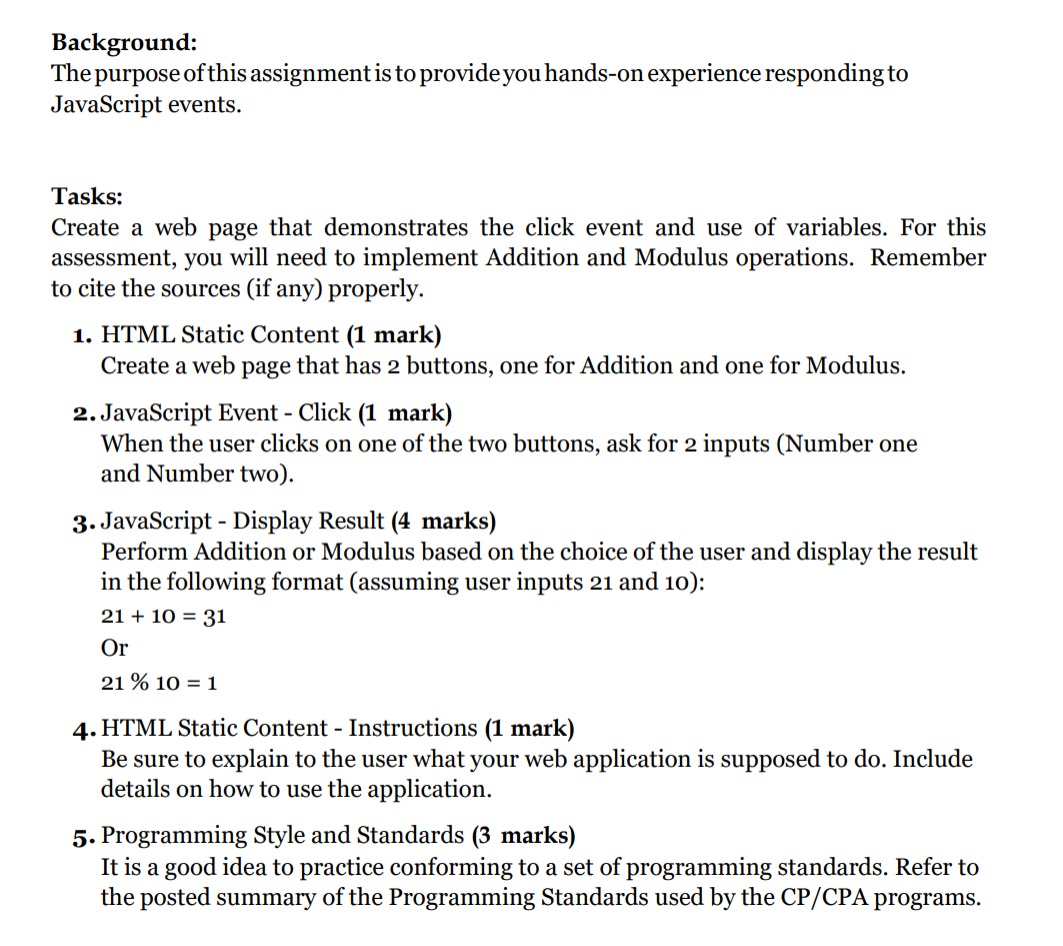 Solved Background: The purpose of this assignment is to | Chegg.com