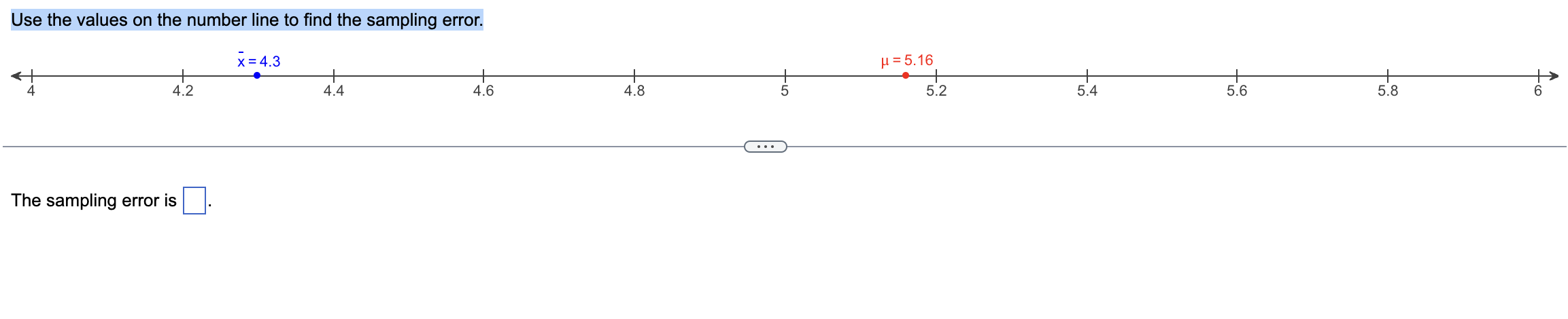 Solved The Sampling Error Is 9664
