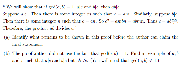 Solved 1. What is the flaw in the following proof? Then | Chegg.com