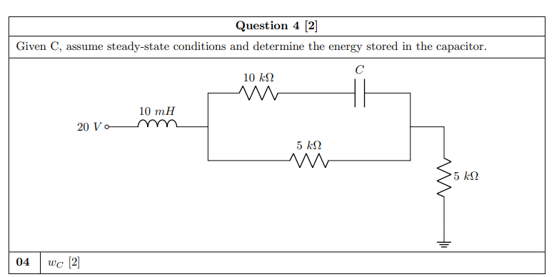 Given C=17mu,F, ﻿assume steady-state conditions and | Chegg.com