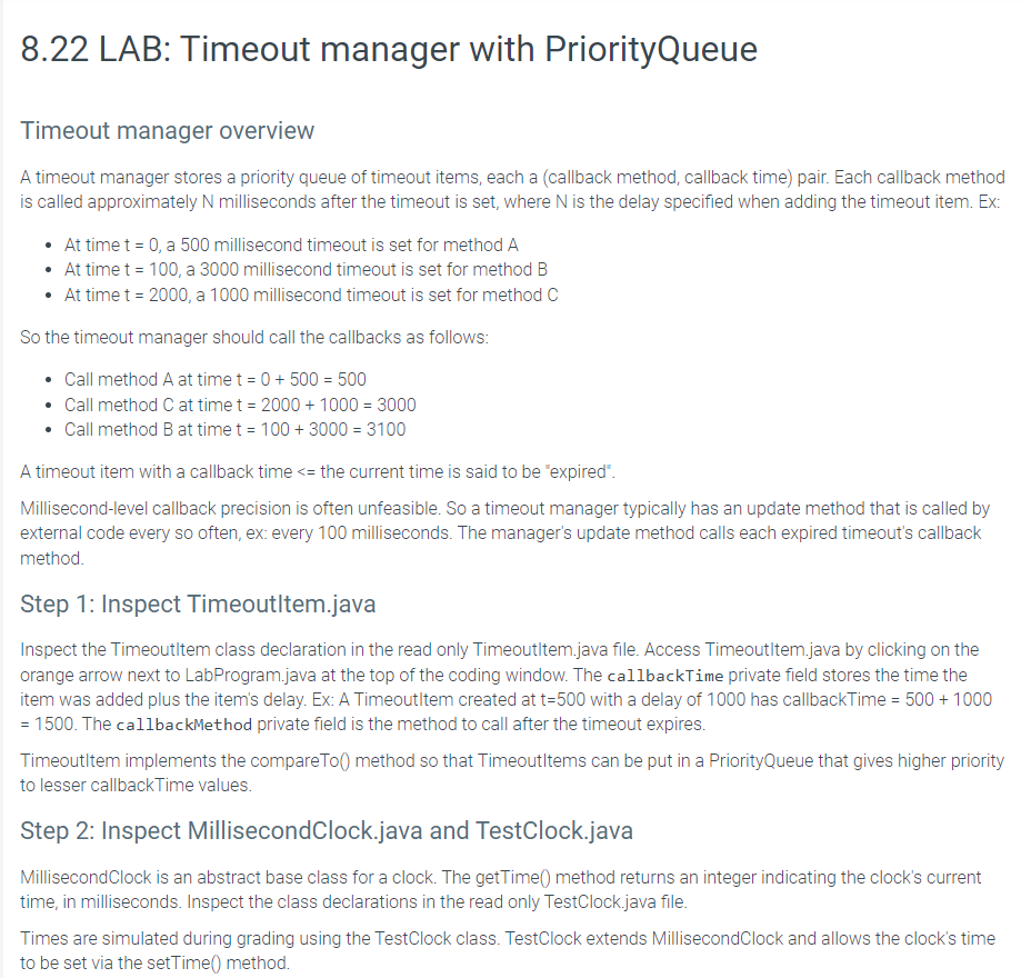 MAKE SURE PASSES ALL TESTS !! IN JAVA. please provide | Chegg.com