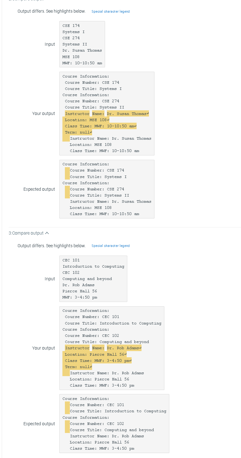 Solved Need help in correcting a compiling issue. JAVA | Chegg.com