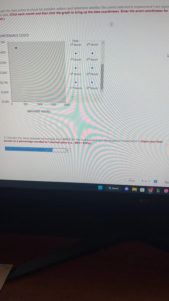 aph the data points to check for possible outliers | Chegg.com