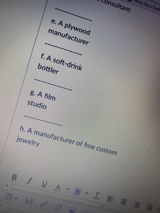 Solved (110%) Suggested Sites Web Slice Gallery Label each | Chegg.com