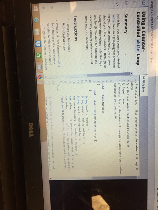 Solved Using a Controlled while Loop in Java m Using a | Chegg.com
