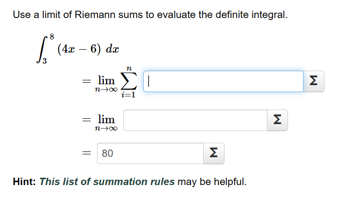 Solved Use a limit of Riemann sums to evaluate the definite | Chegg.com