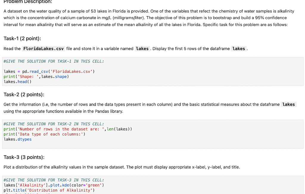 Solved Problem Description: A dataset on the water quality | Chegg.com
