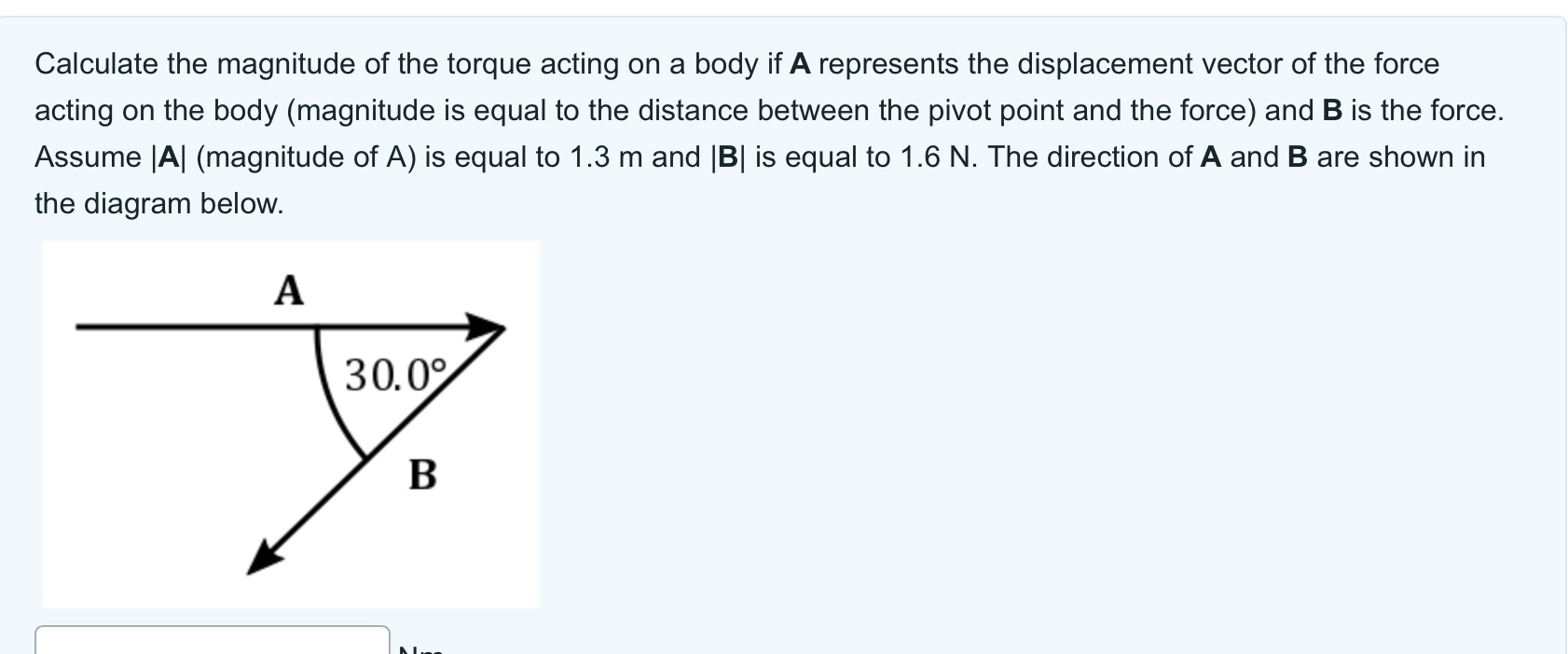 Solved Calculate the magnitude of the torque acting on a | Chegg.com