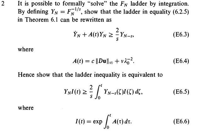 Solved It is possible to formally "solve" the FN ladder by | Chegg.com