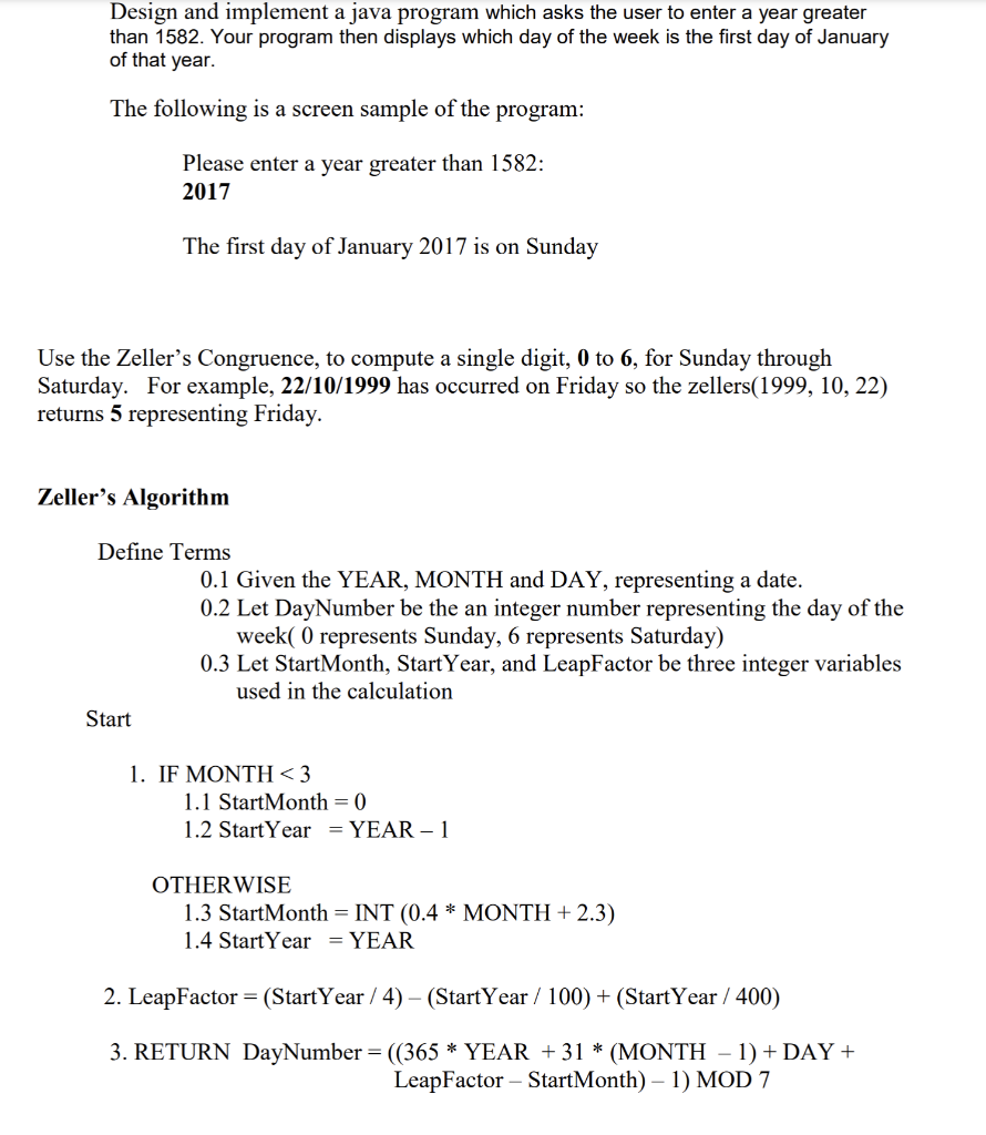 Solved Design and implement a java program which asks the | Chegg.com
