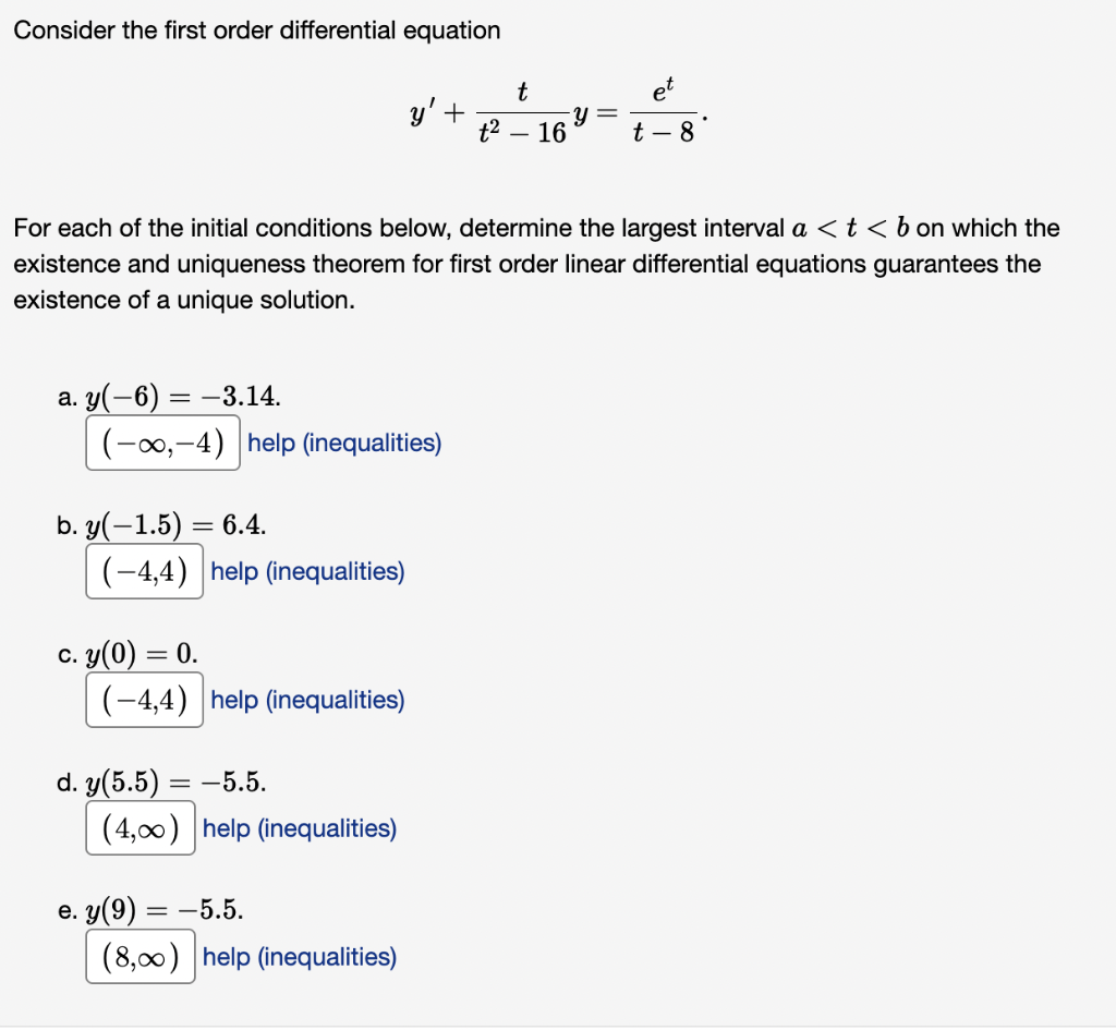 Solved Consider the first order differential equation | Chegg.com