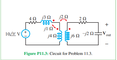 Solved Figure P11.3: Circuit for Problem 11.3. | Chegg.com