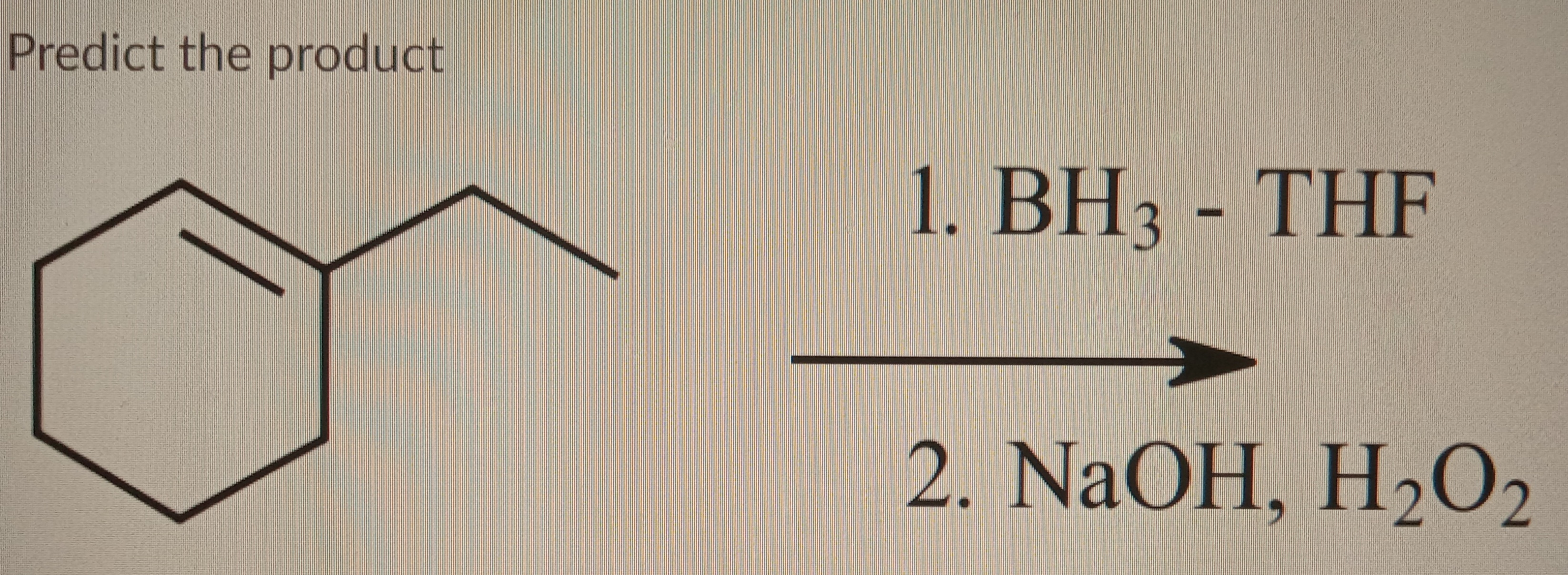 Solved Predict the product | Chegg.com