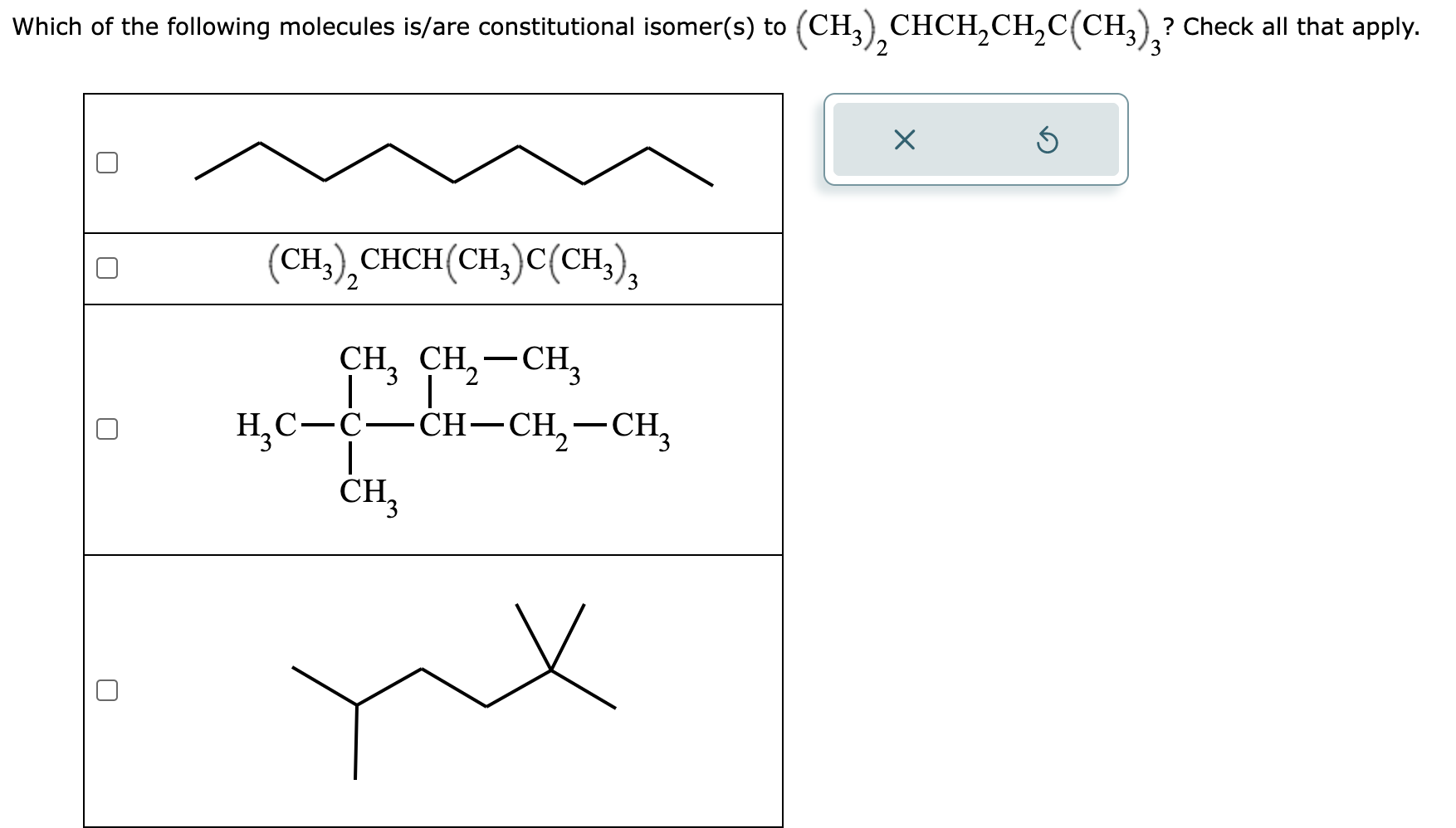 Solved Which of the following molecules is/are | Chegg.com