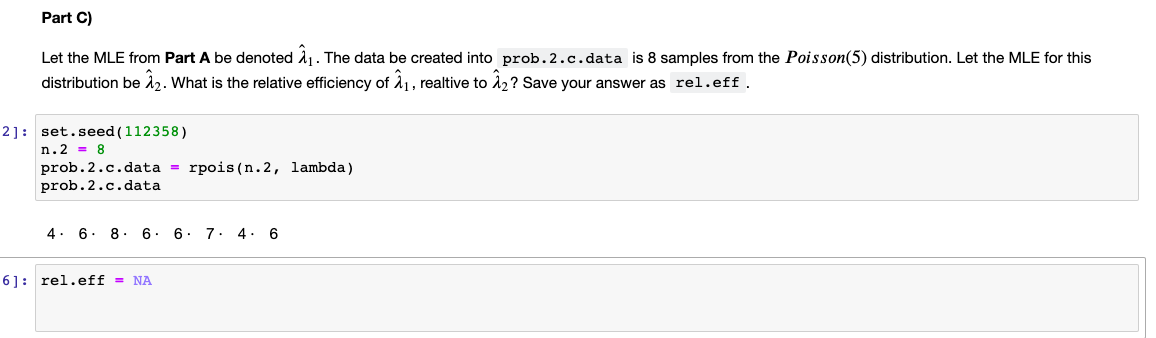 Solved Problem 2 Let X; ~ Poisson(1), i € 1,..., n with a = | Chegg.com