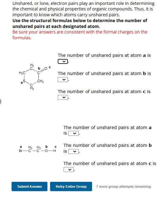 Solved Unshared, or lone, electron pairs play an important | Chegg.com
