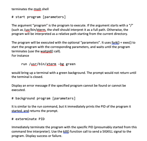 Solved Create A Shell Program Use The Unix Environment You 4966