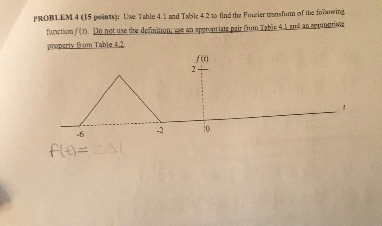 Solved PROBLEM 4 (15 points): Use Table 4.1 and Table 4.2 to | Chegg.com